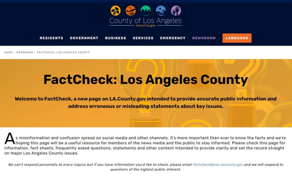 FactCheck: LA County | HELP - Helping Employees Learn Prosperity